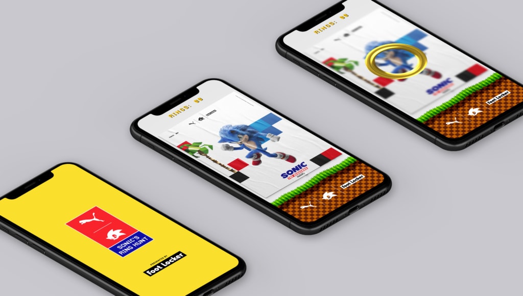 Puma x Sonic - Augmented Reality Game - The Martin Group
